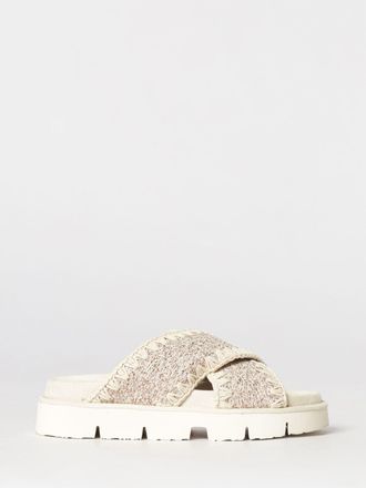 Mou Sandales &agrave; Talons Femme couleur Beige