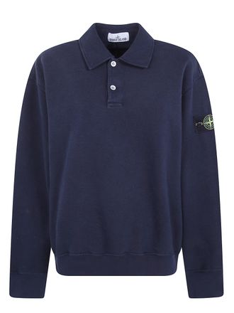 Stone Island Long-Sleeve Polo Shirt