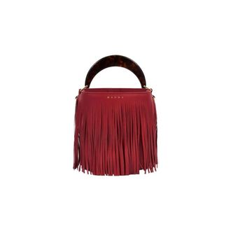 Marni Rote Pompei Umh&auml;ngetasche - - Bags - Damen - Rot - ONE SIZE