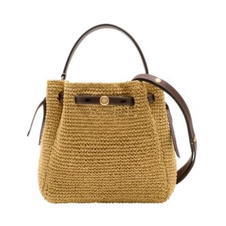 Tory Burch Femme, Sacs, Beige, Taille: ONE Size Romy Sac Seau en Paille