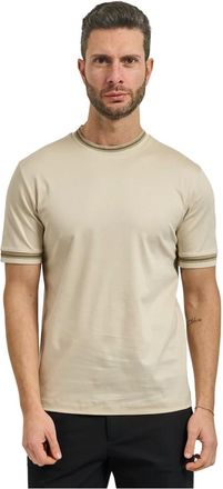HUGO BOSS Homme, Tops, Blanc, Taille: 6XL T-shirt &agrave; col rond