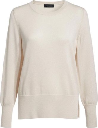 Gran Sasso Femme, Pulls, Blanc, Taille: 38 FR 58202 Tricot Ras du Cou