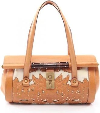 Gucci Pre-owned Toile sacs-gucci - Femme - Pre-owned - Brun - Taille: ONE Size