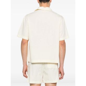 Entire studios Point Collar Cotton Shirt - Beige