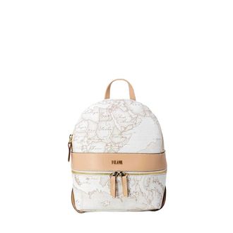 Alviero Martini 1A Classe Femme, Sacs, Blanc, Taille: ONE Size Sac &agrave; Dos en Similicuir Blanc Collection Printemps/&Eacute;t&eacute;