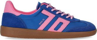 Back70 BASKETS GHOST SATIN BLEU BACK70