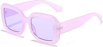 Generic Lunettes de soleil carrées de tir de rue 2025 pour hommes et femmes lunettes de soleil dextérieur (couleur : D, taille : moyenne)