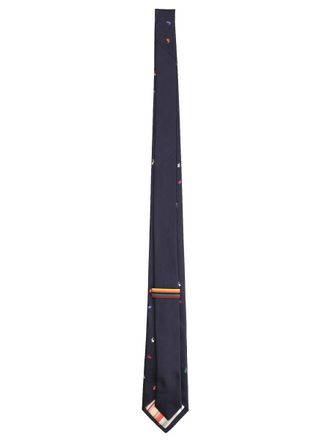 Paul Smith 100% Silk Necktie - Blue