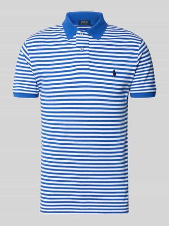 Polo Ralph Lauren Slim Fit Poloshirt aus reiner Baumwolle Modell YD MESH STRIPE POLO
