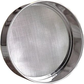 Loveday Jeans professionnel rond en acier inoxydable Tamis à farine (15,2 cm, 18/8 Acier) (40 Maille filet)
