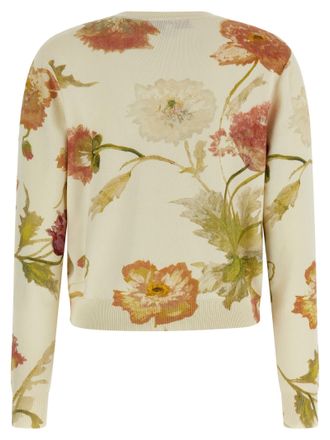 Carolina Herrera Womens White Silk Cardigan Clothing