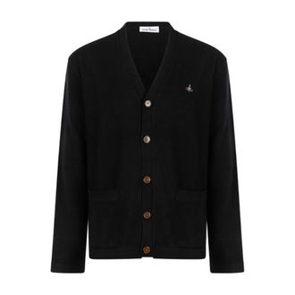 Vivienne Westwood Wool Orb Cardigan - - Knitwear - Herren - Schwarzk - S