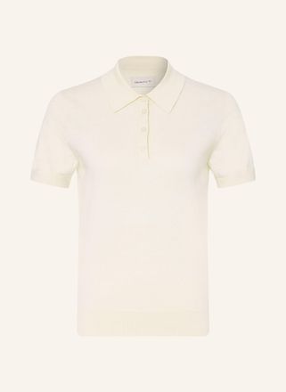 GANT Strick-Poloshirt weiss
