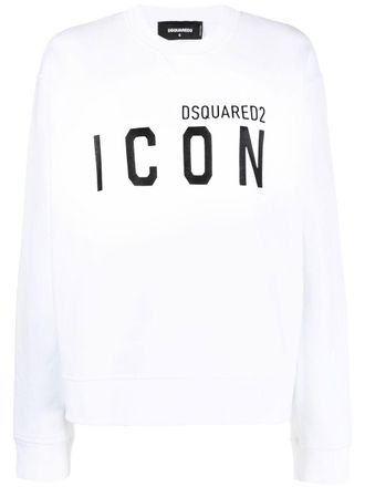 Dsquared2 sweat &agrave; logo imprim&eacute; - Blanc