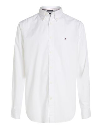 Tommy Hilfiger Hemd THFlex aus Baumwolle mit Logo-Stickerei, Regular Fit in