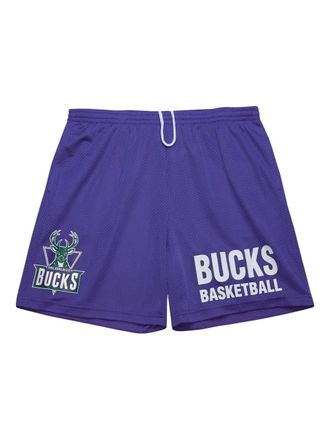 Mitchell & Ness x Purple Milwaukee Bucks Hardwood Classics Gameday Shorts - Violett