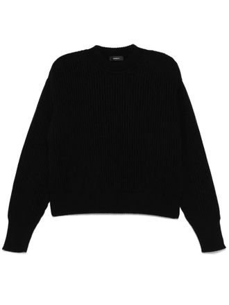 Issey Miyake pull en laine - Noir