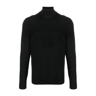 Drumohr Dolcevita ML Rasato - Homme - Pulls - Noir - Taille: L