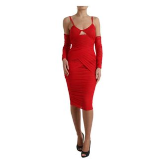 Dolce & Gabbana Femme, Robes, Rouge, Taille: 38 FR Midi Suit