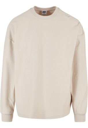 Urban Classics Herren Rib Terry Boxy Crew XL softseagrass