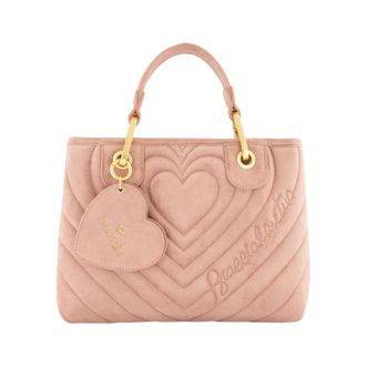 Braccialini Handtasche aus Wildlederimitat- mittelgro&szlig; - - Bags - Damen - Rosa - ONE SIZE