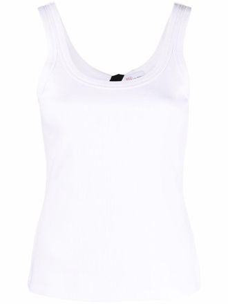 Red Valentino d&eacute;bardeur &agrave; d&eacute;tail de noeud - Blanc