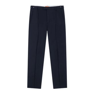 Barena Chino en flanelle de laine - Homme - Pantalons - Bleu - Taille: XL