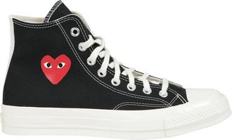 Comme Des Gar&ccedil;ons Homme, Chaussures, Noir, Taille: 45 EU Small Heart Chuck 70 High Top
