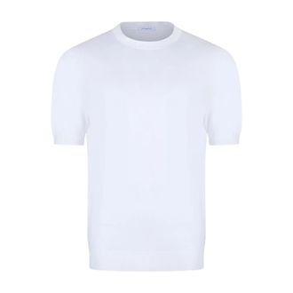 Malo Wei&szlig;es Rundhals-T-Shirt - - Tops - Herren - Wei&szlig; - XL