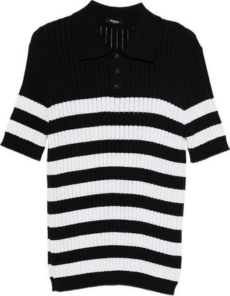 Balmain Pull Col Rond - Noir