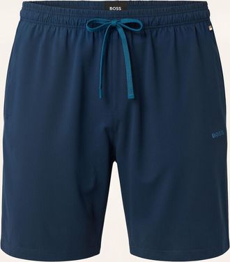 HUGO BOSS Loungewear Unterteil Mix&Match Short Cw blau