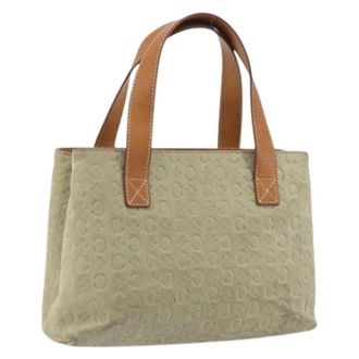 Celine Sac &agrave; main vintage en daim Pre-owned - Femme - Pre-owned - Beige - Taille: ONE Size