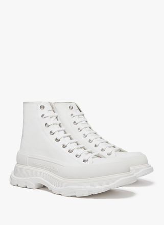 Alexander McQueen Baskets montantes Tread Slick en coton