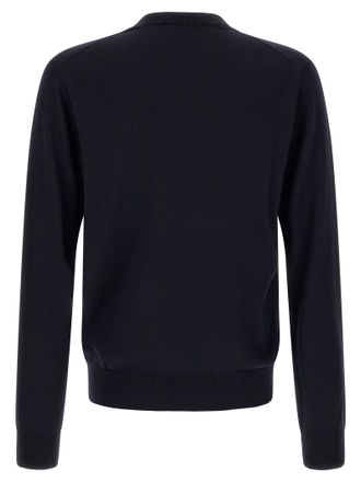 Dolce & Gabbana Mens Blue Virgin Wool Cardigan Clothing