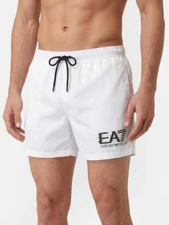 Emporio Armani Badeshorts 7M001678 AF21069 U0002 Wei&szlig; Regular Fit