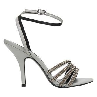 Patrizia Pepe Femme, Chaussures, Gris, Taille: 39 EU Sandales &agrave; Talons Hauts