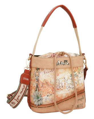 Anekke Peace & Love Flower Crossbody Bag Multicolor