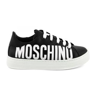Moschino Schwarz/Wei&szlig; Sneakers 74419 Stilvoll - - Shoes - Herren - Schwarzk - 37 EU