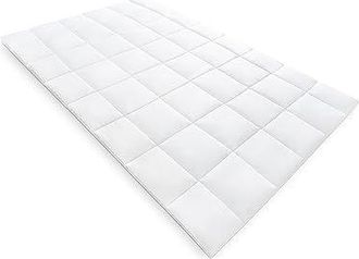 Mister Sandman Bettdecke 200x200 cm Ganzjahresdecke Ökotex 100 Mikrofaser Waschbar weißer Bettdecke