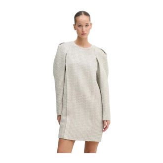Iro Robe Courte Juliette Manches Ballon - Femme - Robes - Blanc - Taille: 36 FR