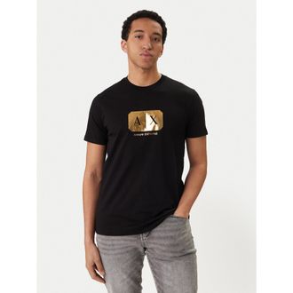A|X Armani Exchange T-Shirt XM002826 AF12308 UC001 Schwarz Regular Fit