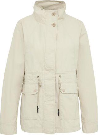 QS by s.Oliver Baumwolljacke mit Tunnelzug in der Taille hellgrau XL