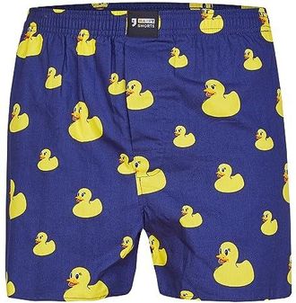 Happyshorts Webboxer Boxer pour homme Motif au choix, Canard en caoutchouc, M