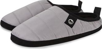 Lakeland Footwear Wolfa Chaussons de tente matelass&eacute;s ultra chauds pour femme Gris/Noir 38 EU, Noir/gris, 38 EU