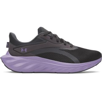 Under Armour UA W Ascend Damen-Turnschuhe, Schwarz Anthrazit Violett Luxe, 40,5 EU, Schwarz Anthrazit Violett Luxe, 40.5 EU