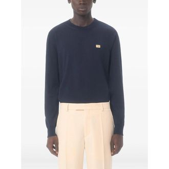 Valentino VLogo Wool Sweater - Navy