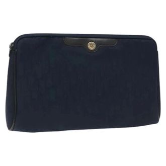 Dior Sac clutch Pre-owned - Femme - Pre-owned - Bleu - Taille: ONE Size