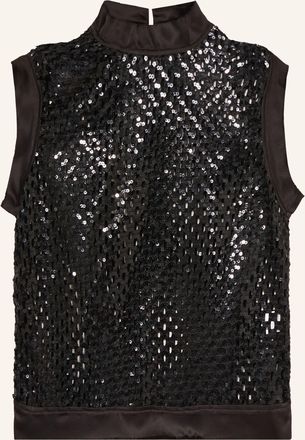 Sem per Lei Sem Per Lei Stricktop Mit Pailletten schwarz