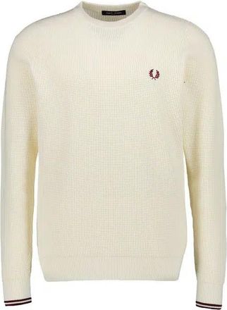 Fred Perry Herren Pullover weiß unifarben