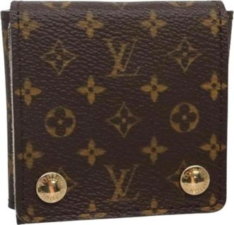 Louis Vuitton unisex, Pre-owned, Brun, Taille: ONE Size Portefeuille en toile Pre-owned